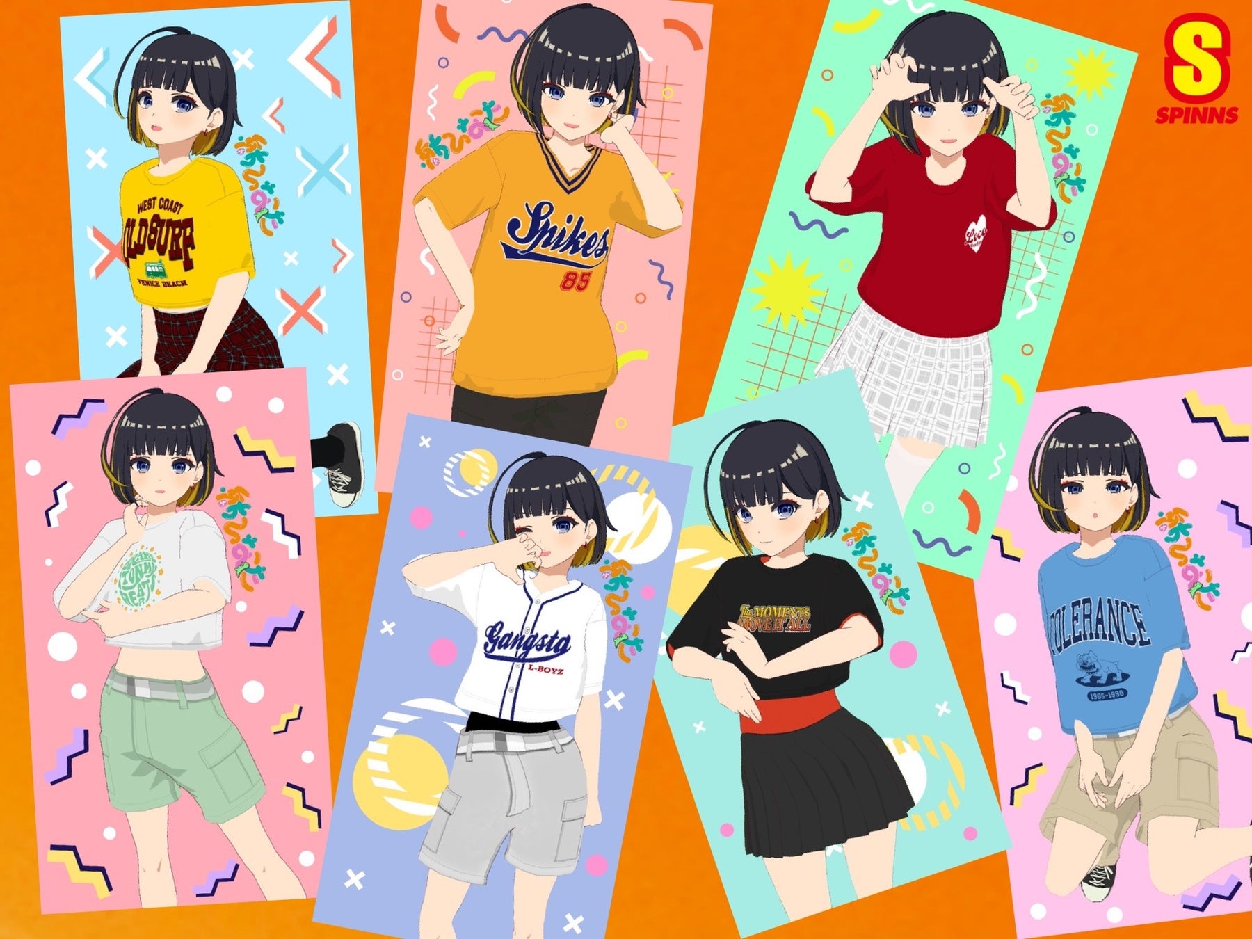 SPINNS公式バーチャルスタッフ・紡ひなた、デビュー2周年を記念して「ファッションスナップNFT」を抽選配布 | PANORA