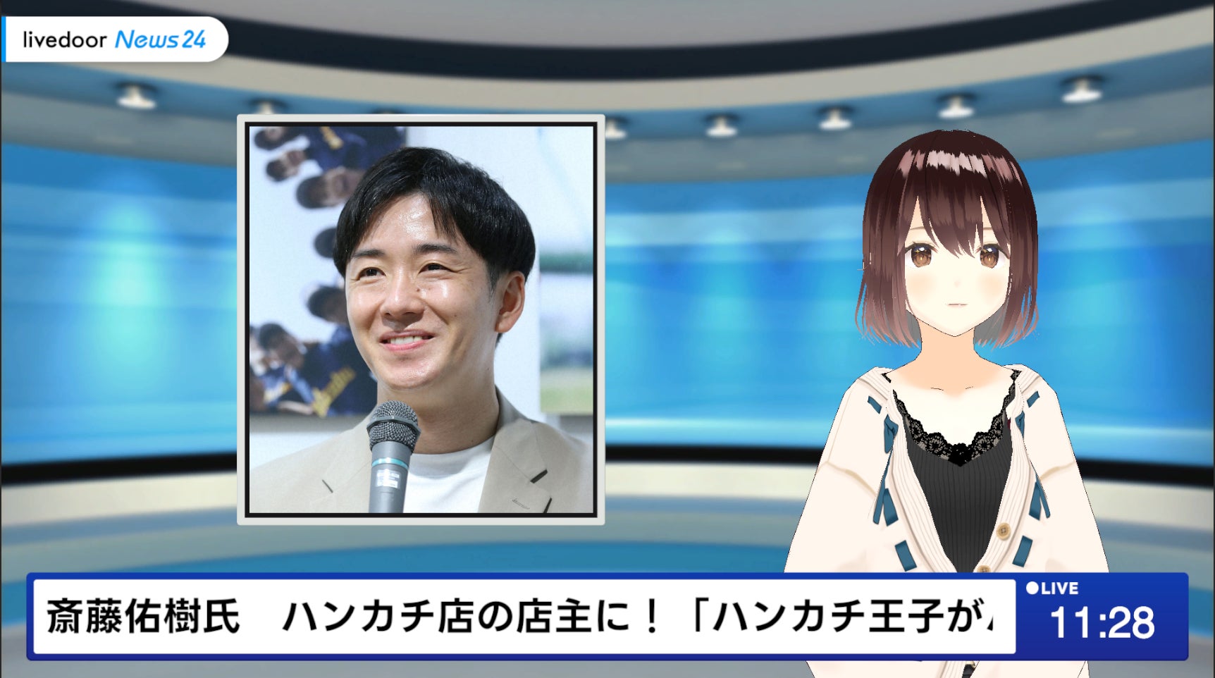 Pictoria、ライブドアと連携し「ライブドアニュース24」にて24時間365日ニュースを配信するAIキャラクターを開発 | PANORA