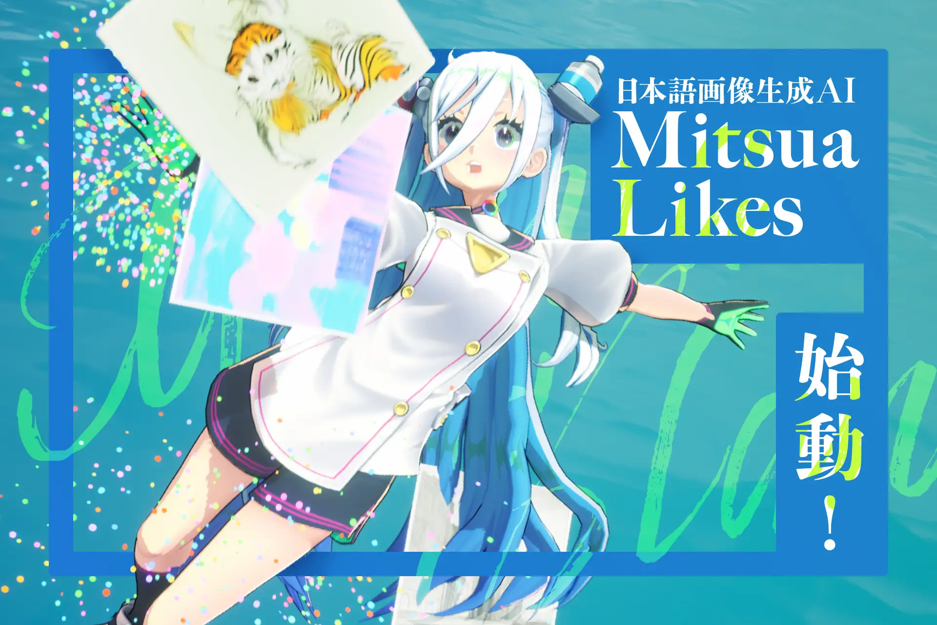 画像生成系AI VTuber 絵藍ミツア、新プロジェクト「Mitsua Likes 」で参加者を募集 | PANORA