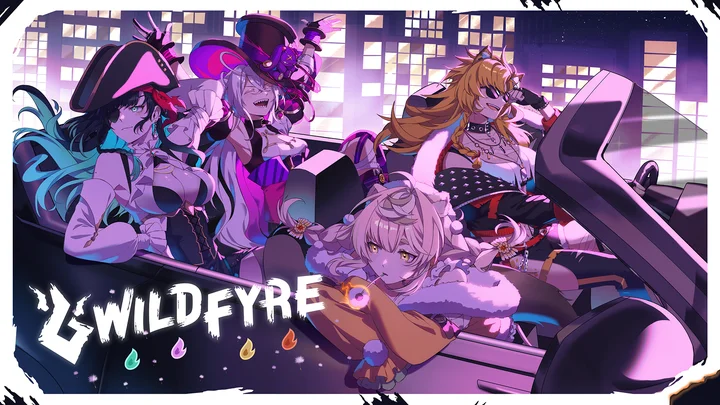 VTuberグループ「idol」から、idol-EN 第3期生が4人組ユニット「WILDFYRE」としてデビュー | PANORA