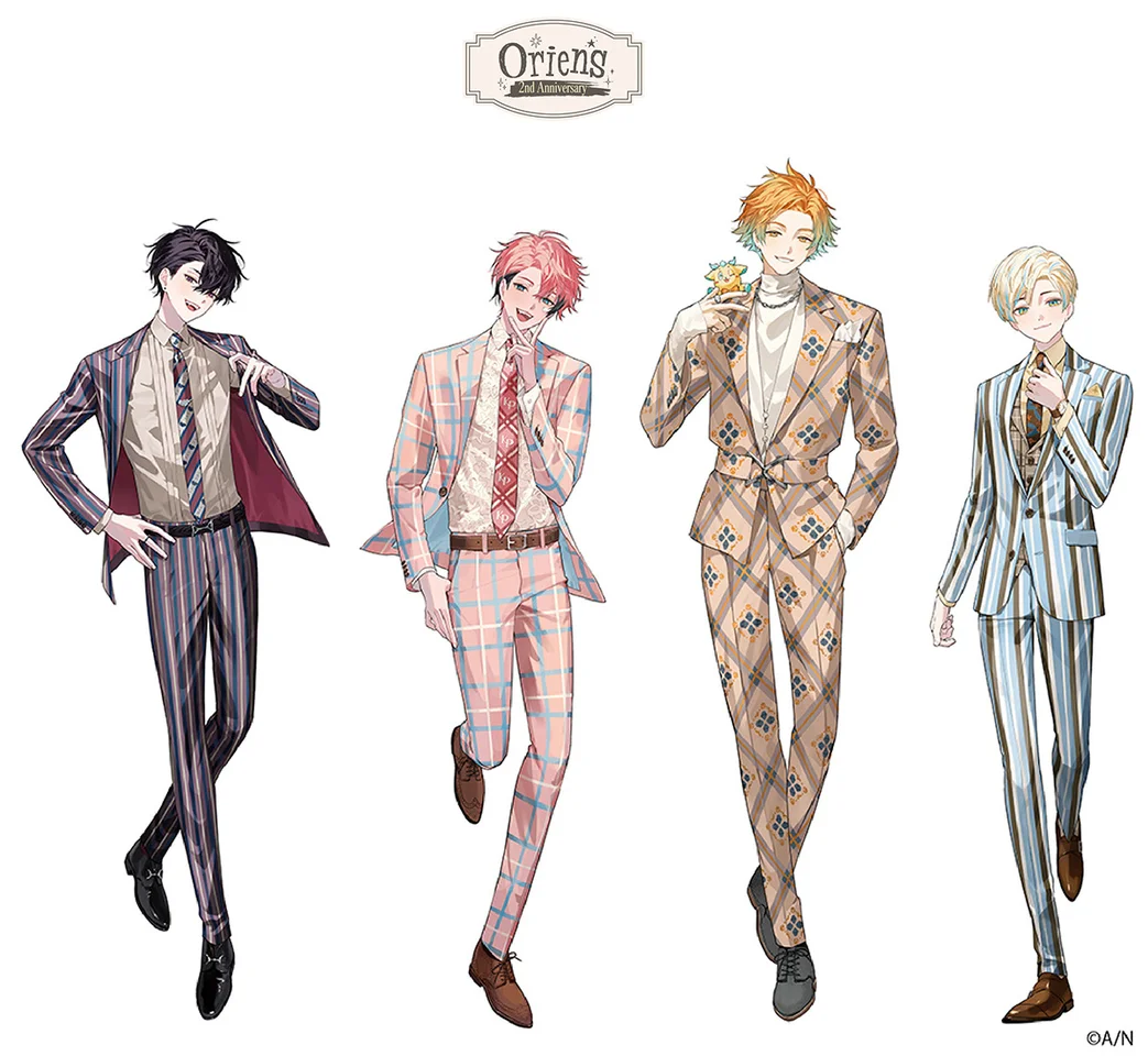 にじさんじ所属VTuberユニット・Oriensのデビュー2周年記念フェアが、アニメイト一部店舗で4/7から開催 | PANORA
