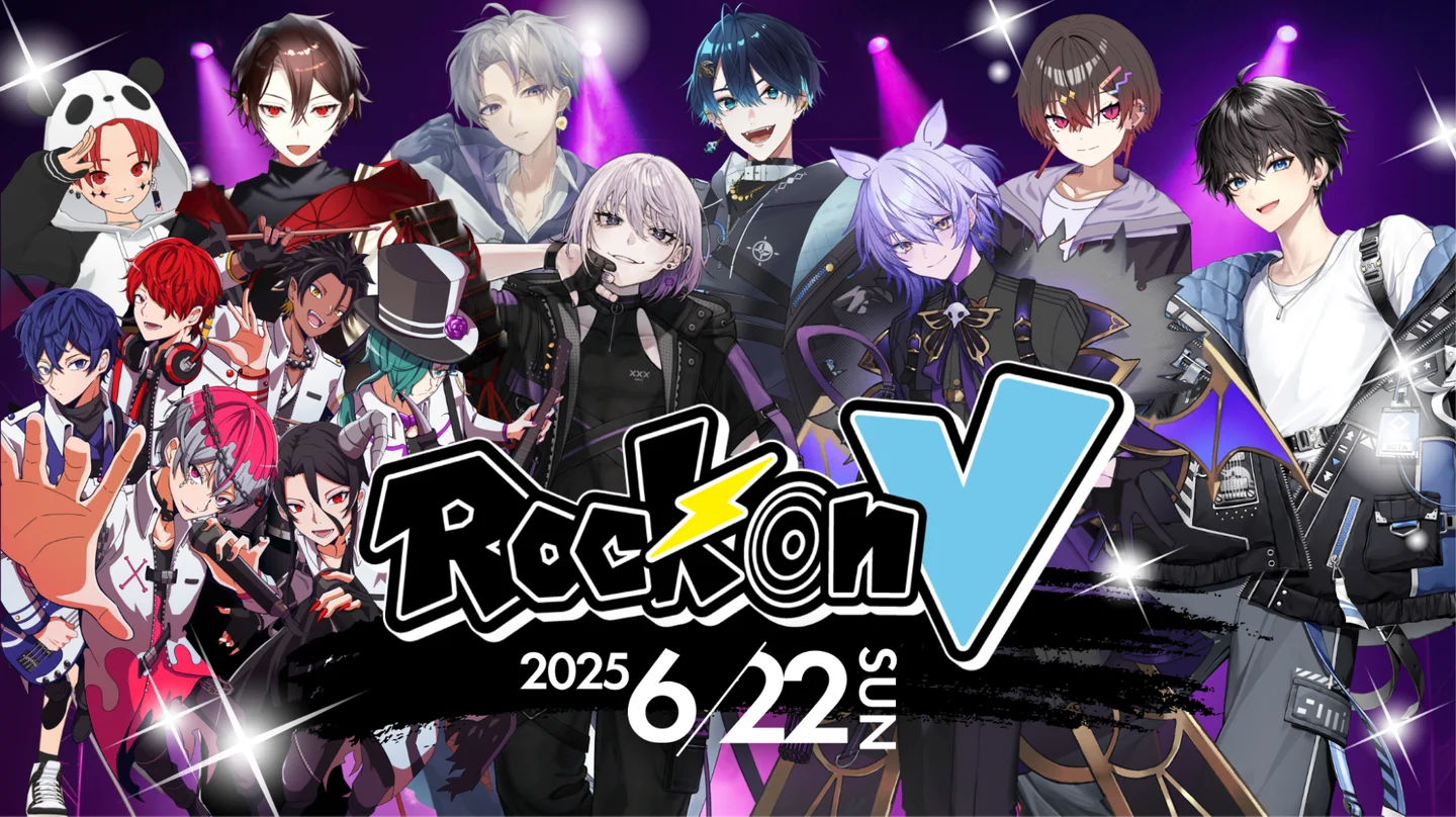 VTuber×生バンド演奏の音楽ライブ「Rock on V」6/22開催決定 | PANORA