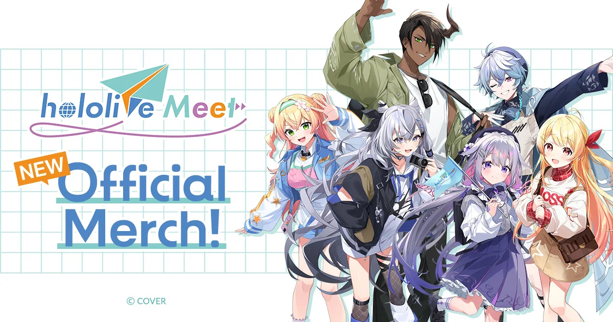 ホロライブのグローバルイベント企画「hololive Meet」プロジェクトの2弾オリジナルグッズが登場 | PANORA